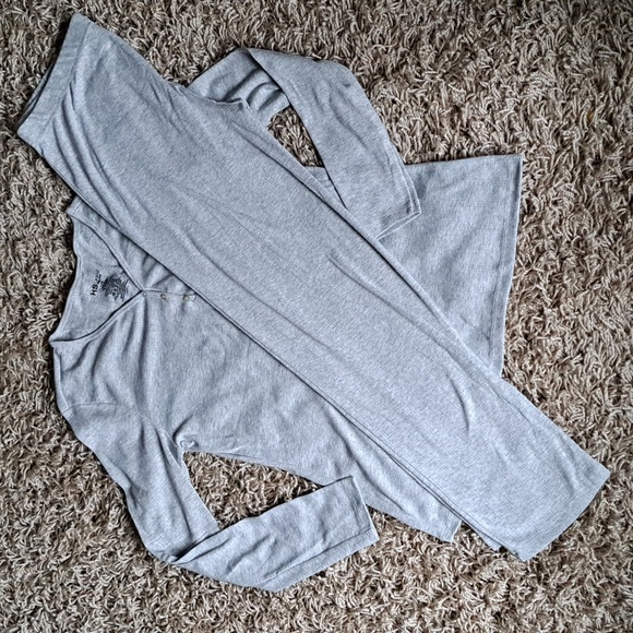 Intimates & Sleepwear | 22 Gray Pajama Pants And Top | Poshmark